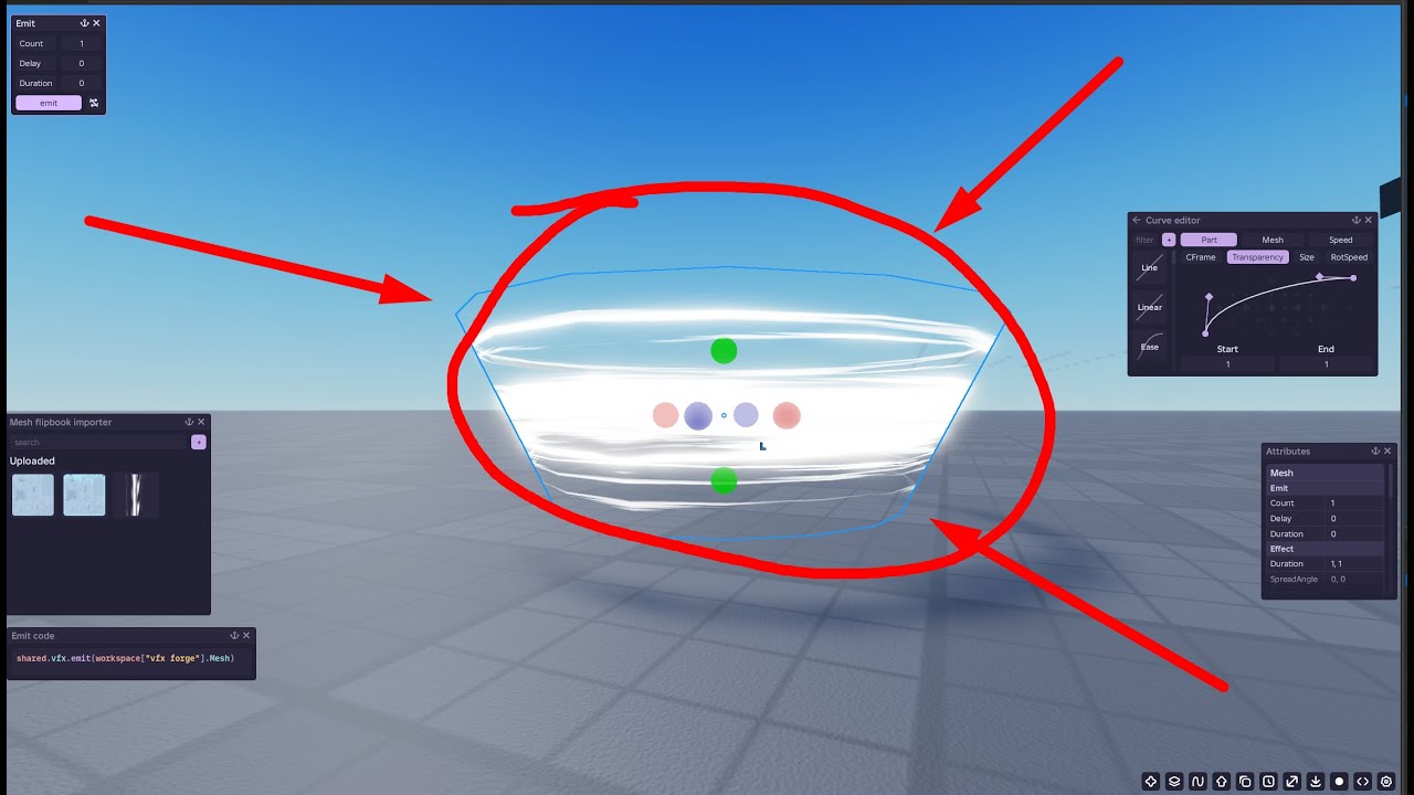 how to make mesh flipbook roblox vfx