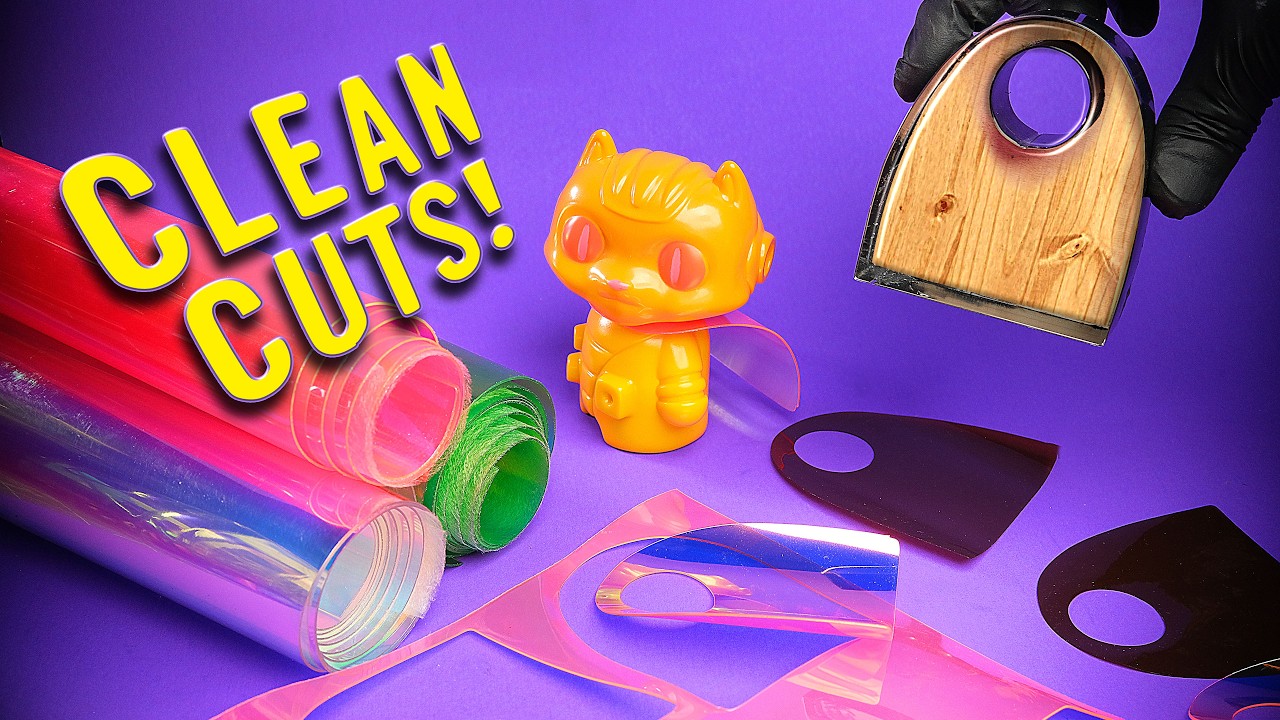 Make a steel CUTTING DIE (by hand)!  DIY factory-quality cuts!