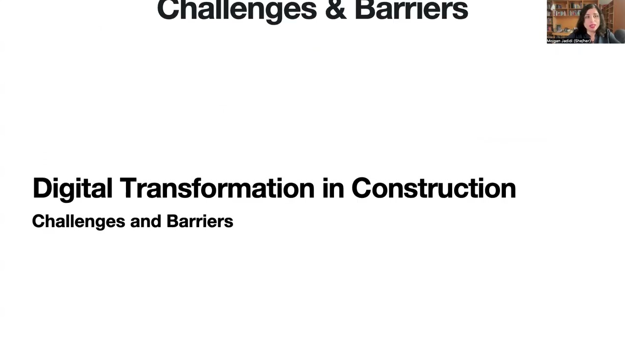 Digital Transformation in Construction Industry Lecture Series 2 - Benefit and Challenges