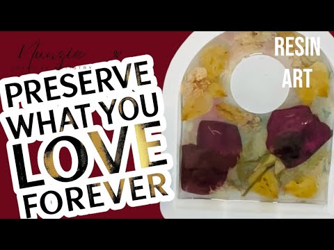 Turn Dried Garden Flowers into Serene Resin Creations!