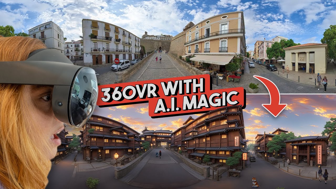 360° with AI Masterclass for EVERYONE: Stable Diffusion, ControlNet, Depth Map, LORA and VR!