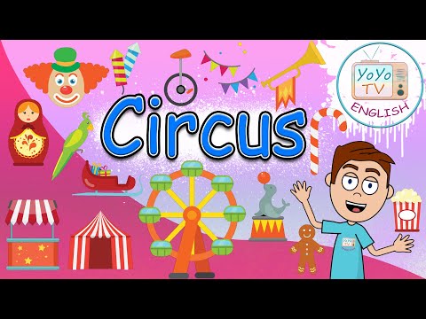 Circus vocabulary | Festival ESL words in English culture