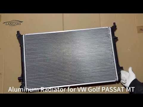 QER2615 Aluminum Radiator for VW Golf PASSAT and Audi A3 8P1 1K0121251BR 1K0121251E 1K0121251F