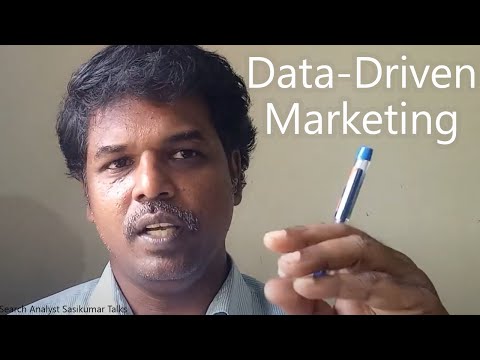 Data-driven Marketing. (Tamil) Search Analyst Sasikumar Talks #SasikumarTalks