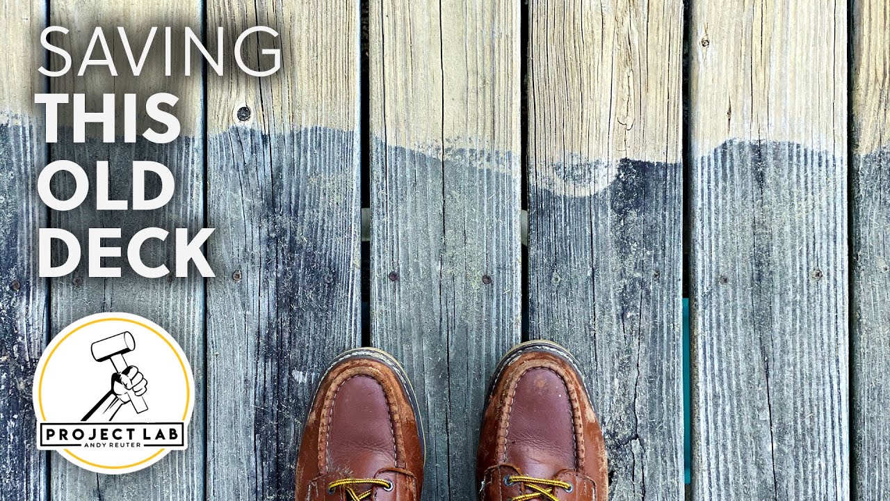 Can it be saved? Wobbly, weathered, moldy deck restoration