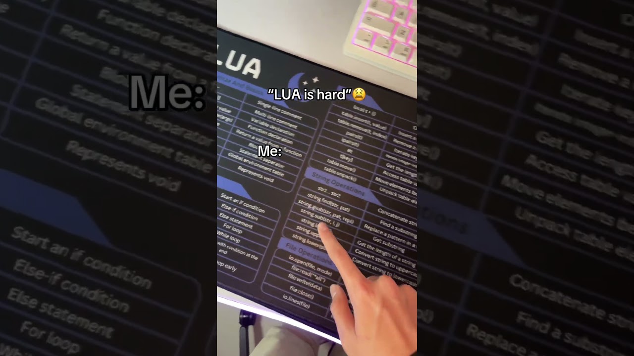 The perfect mat for programmers 😫 #lua #coding #programmer #java #python