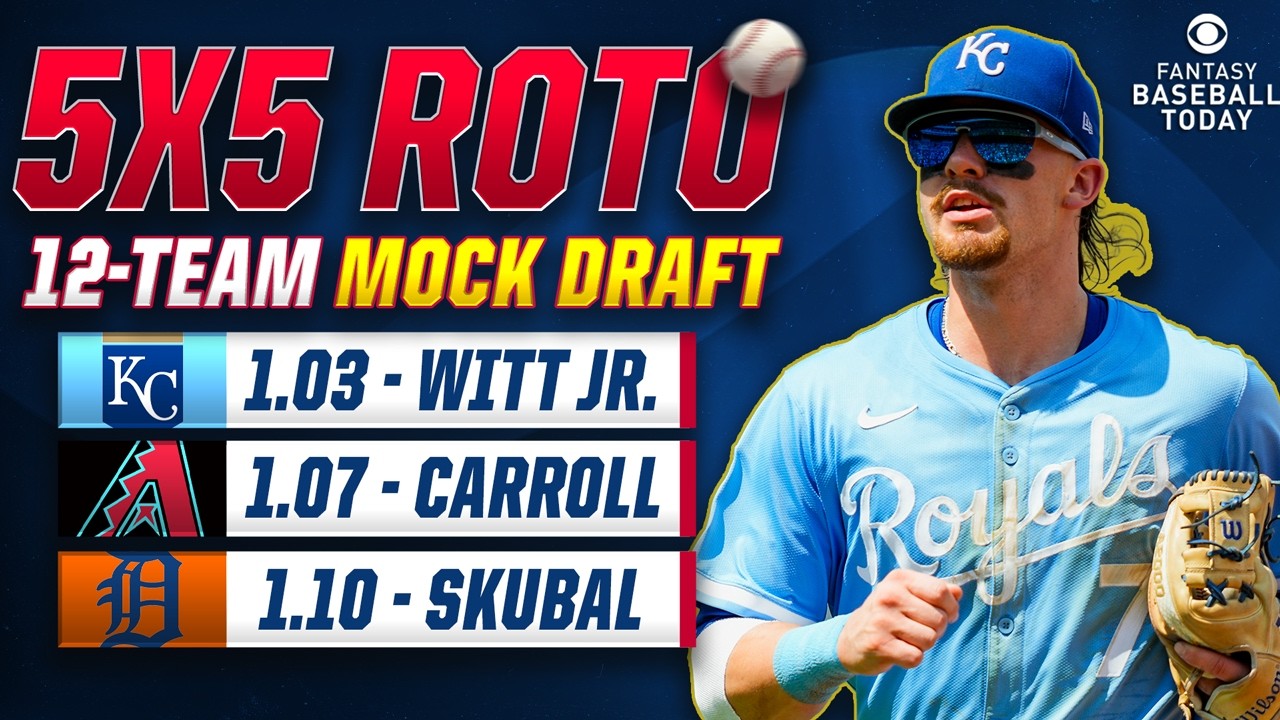 5x5 Roto 12-Team Mock Draft on CBS I Fantasy Baseball Advice