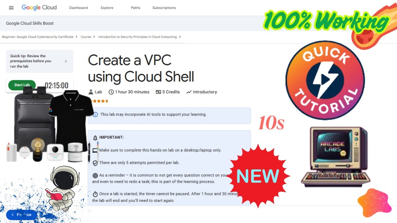 Create a VPC using Cloud Shell | Complete Step By Step Guide  #qwiklabs #coursera