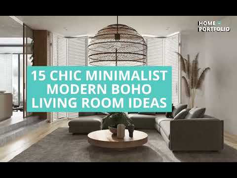 Minimalist Modern Boho Living Room ~ 15 Ideas For A Chic Lifestyle