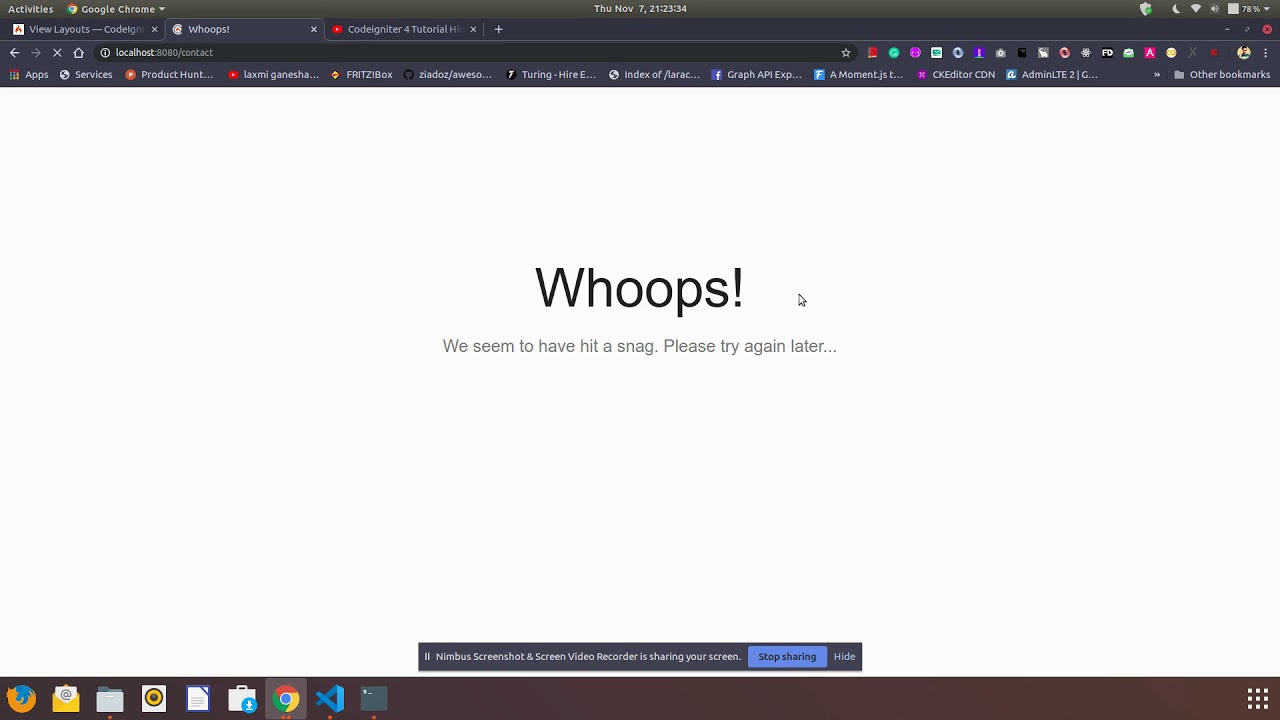 Codeigniter 4 Tutorial 2019 (PHP) - VIew layout