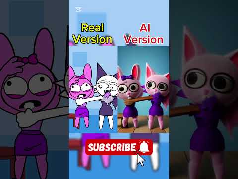 Sprunki. Real and AI version. #incredibox #sprunki