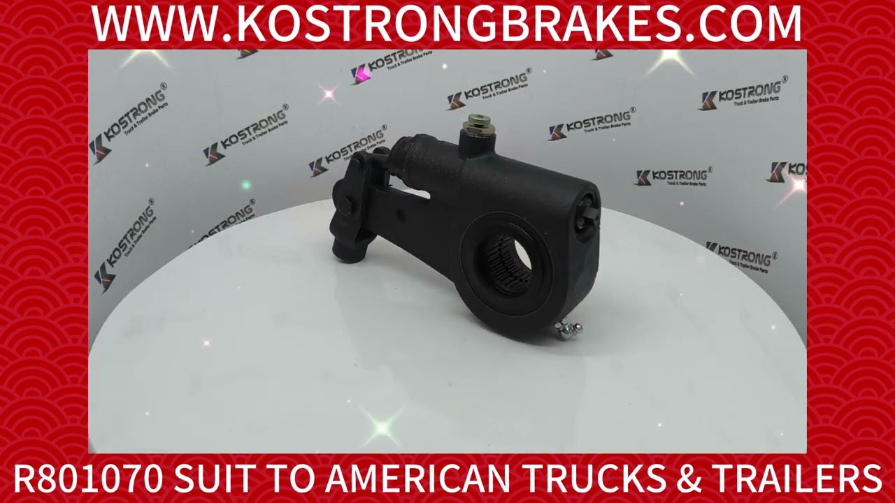 KOSTRONG AUTOPARTS AUTOMATIC SLACK ADJUSTER​ R801070 SPLINE 1-1/2''-28 ARM LENGTH 5-1/2''​