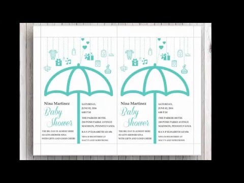 Baby Shower Invite Template for MS Word
