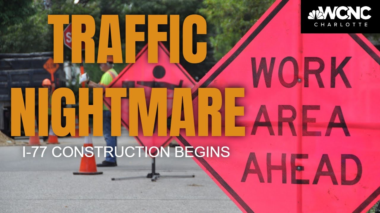 Bridge construction shuts down I-77 south in Rock Hill, South Carolina