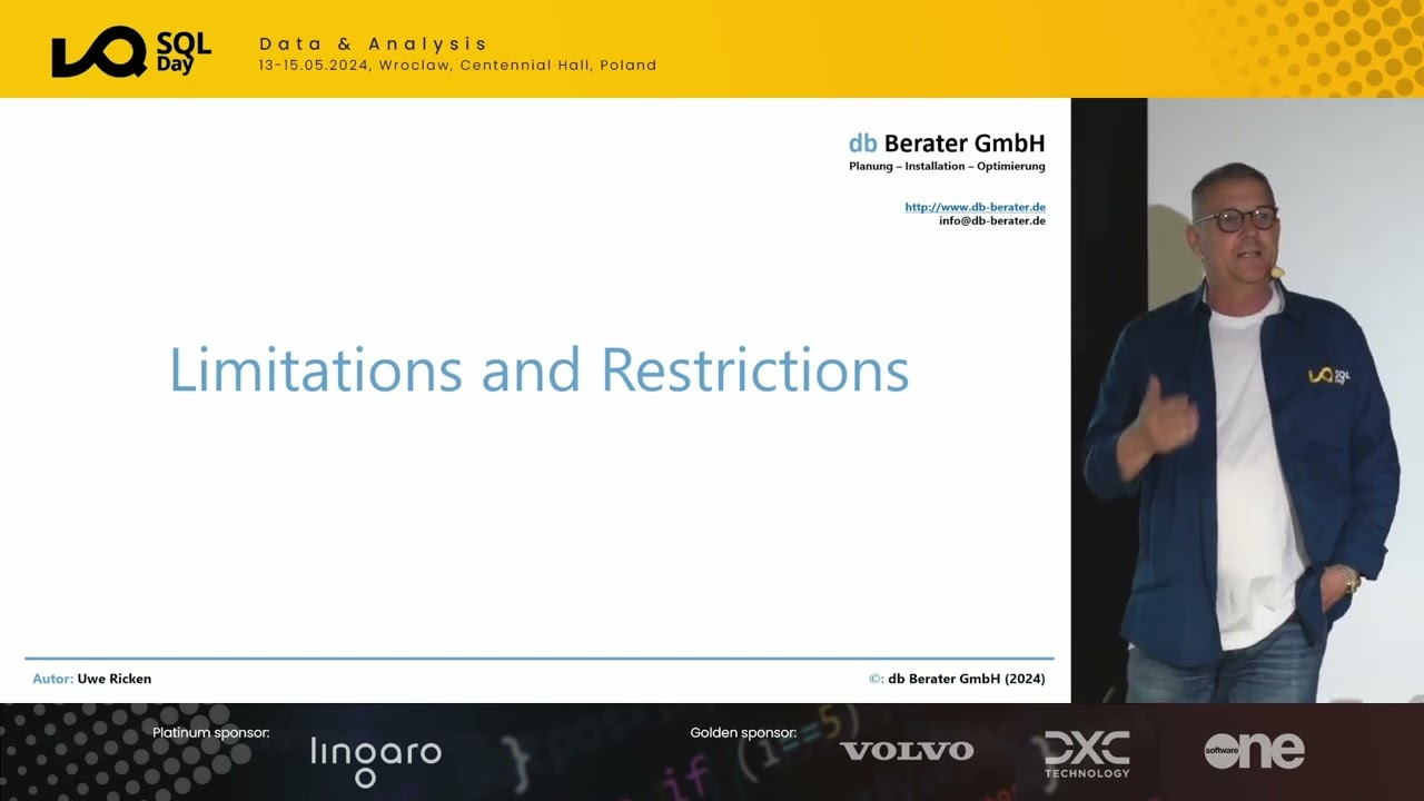 SQL Day 2024 - User Definied Functions – From SQL 2000 – SQL 2022 - Uwe Ricken