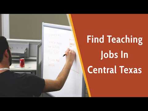 Find Teaching Jobs In Central Texas