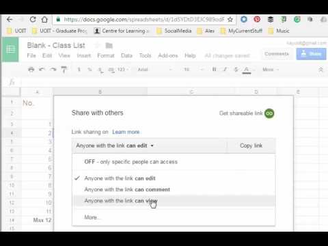 Google Sign Up Sheets