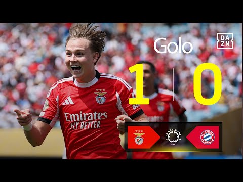 Golo de Schjelderup | SL Benfica 1-0 Bayern | FIFA Mundial de Clubes
