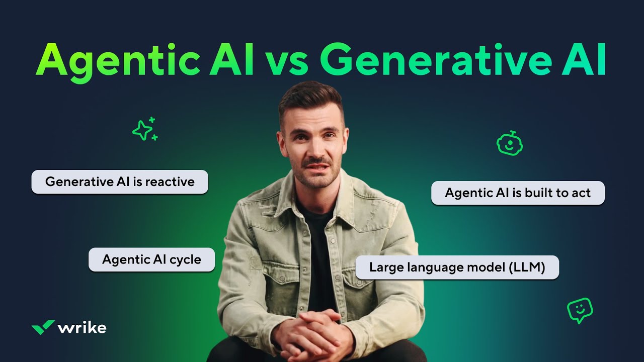 Agentic AI vs Generative AI: key differences you need to know