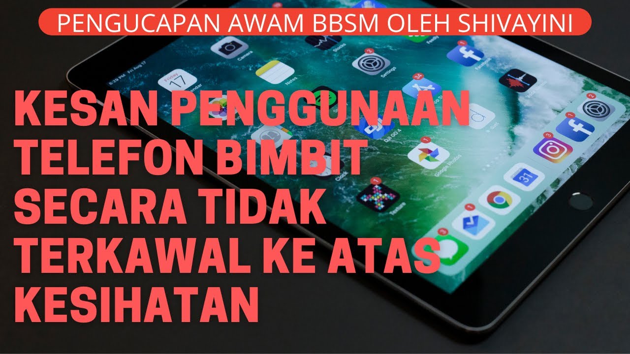 Pengucapan Awam BSMM- KESAN PENGGUNAAN TELEFON BIMBIT YANG TIDAK TERKAWAL KE ATAS KESIHATAN KNK-KNK