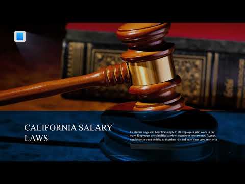 California Salary Laws What Workers Need to Know