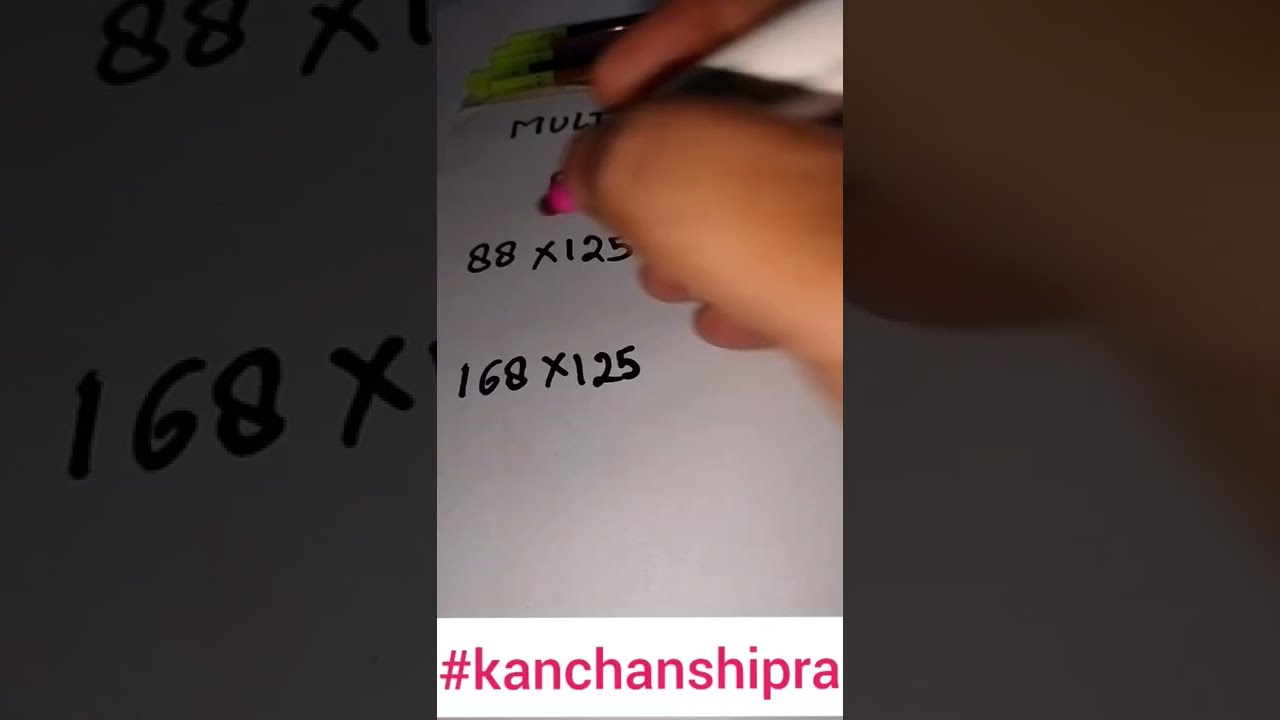 multiplication tricks | Vedic maths trick for fast calculation | multiplication trick by 125#shorts