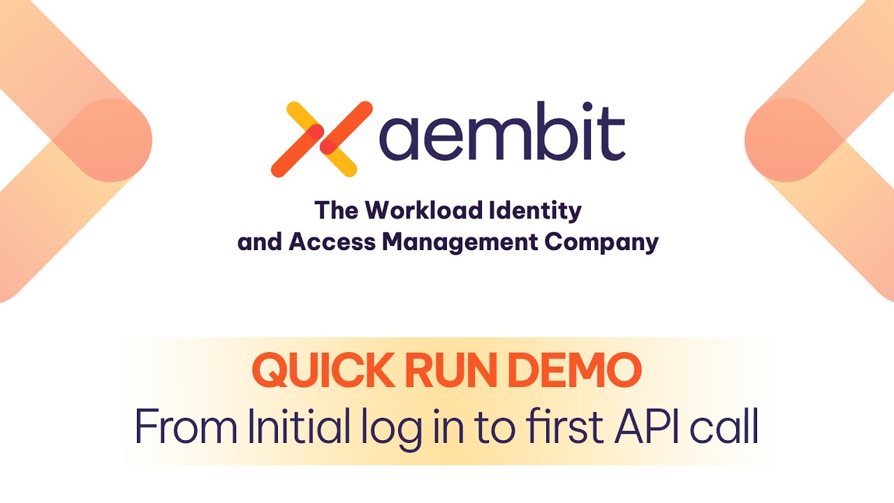 Aembit Workload IAM Quick-Start Demo