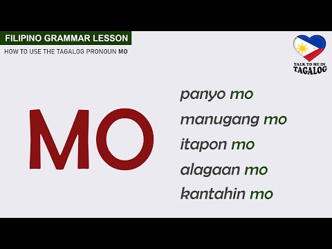 MO - How to Say "YOU" and "YOUR" in Tagalog | Filipino Pronouns | Filipino Grammar 🇵ðŸ‡