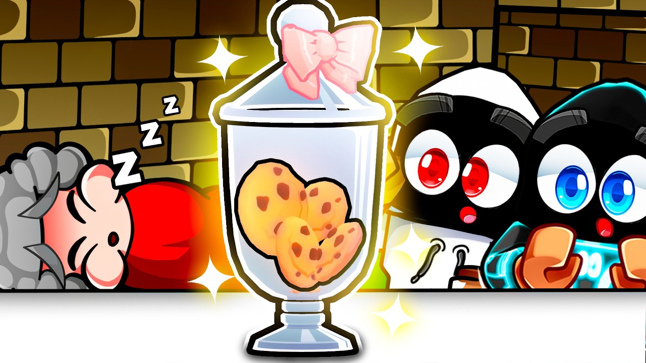 STEALING EVERY COOKIE FROM OUR EVIL GRANDMA!
