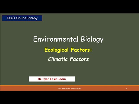 Climatic Factors