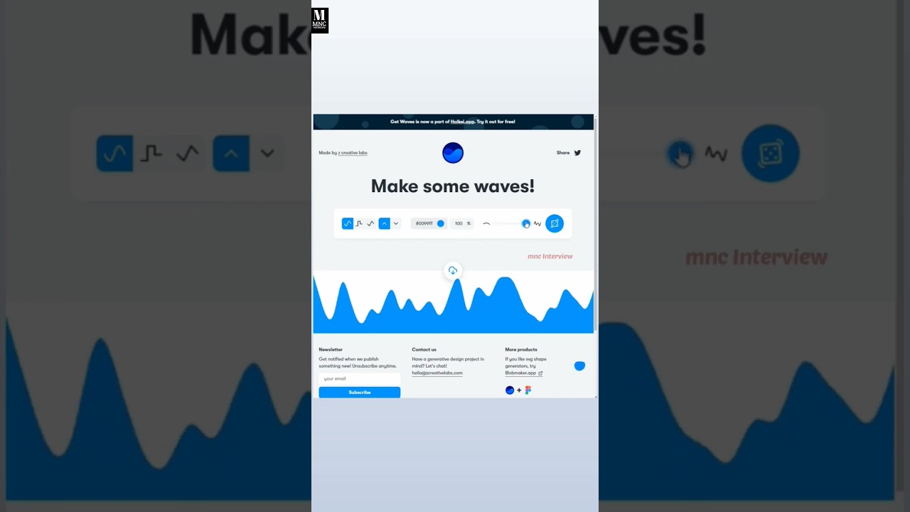 make a some waves animation in css html | wave animation html and css #css #html #javascript #shorts