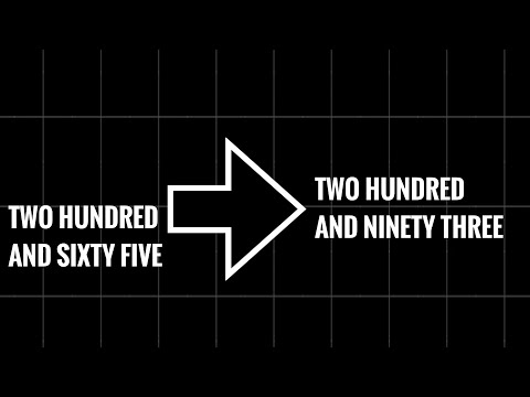 How to Pronounce the Numbers ‘Two Hundred And Sixty Five to Two Hundred And Ninety Three’ in English