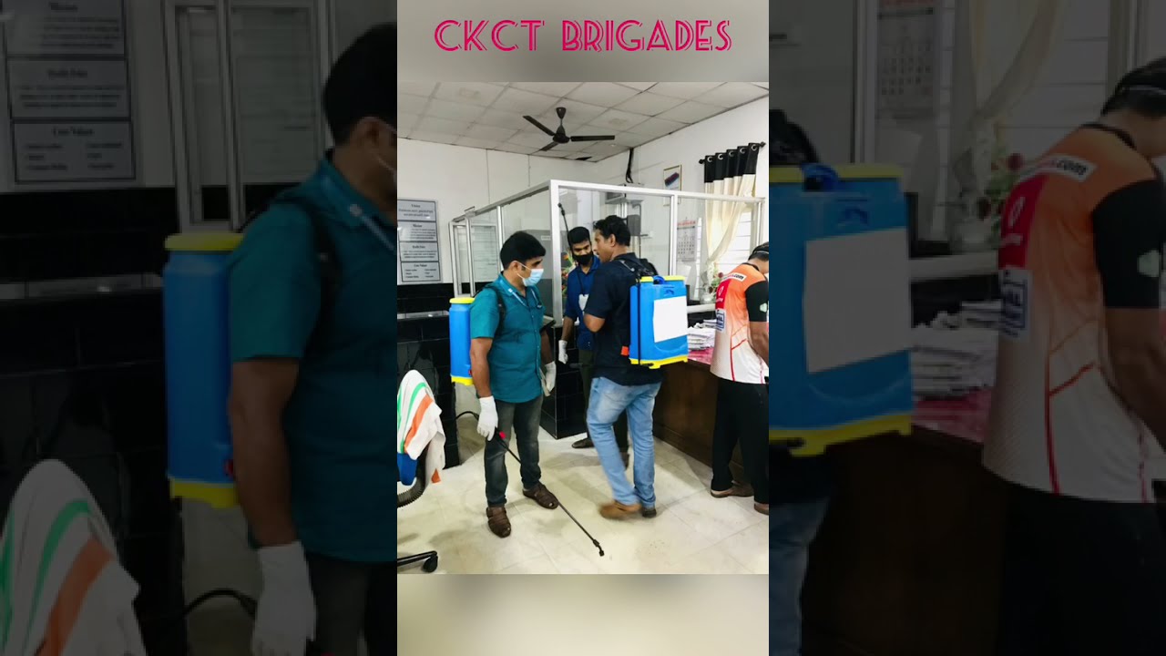 CKCT Mannarkkad ആഭിമുഖ്യത്തിൽ ഇന്ന് MES Kalladi College ക്യാമ്പസ് അണുവിമുക്തമാക്കി.