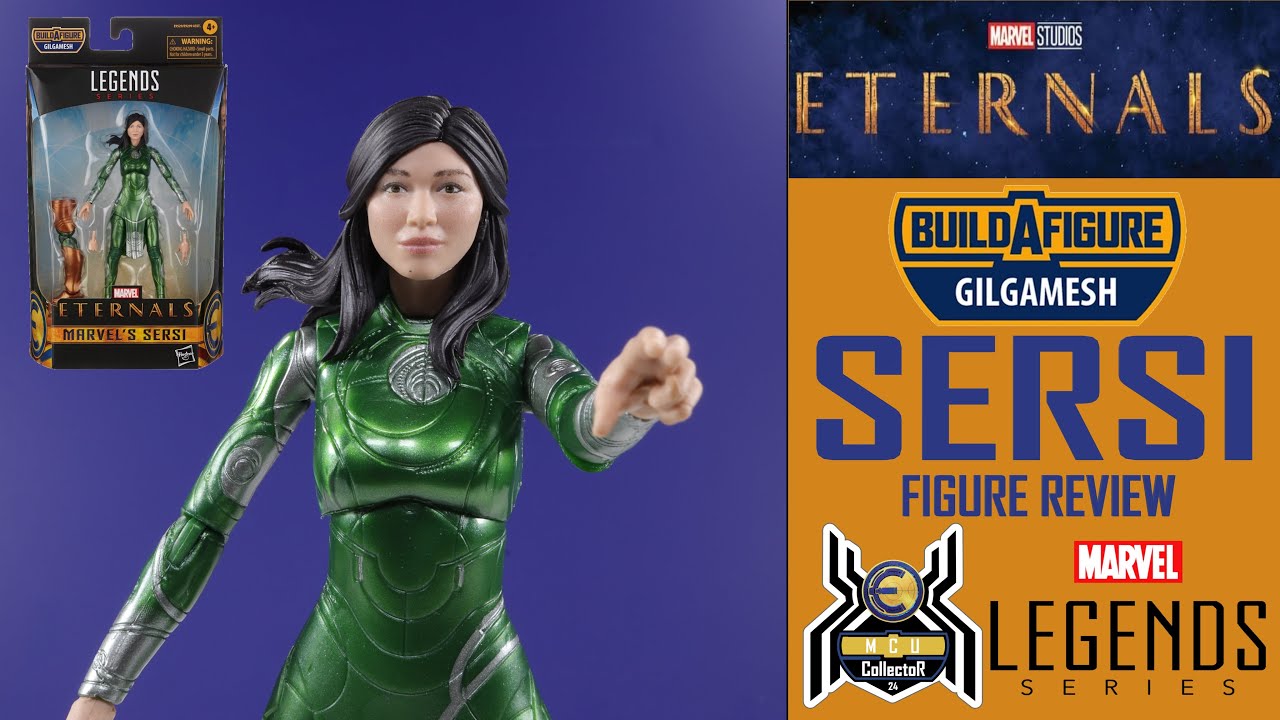Marvel Legends Eternals SERSI Gemma Chan GILGAMESH BAF Wave MCU Movie Figure Review