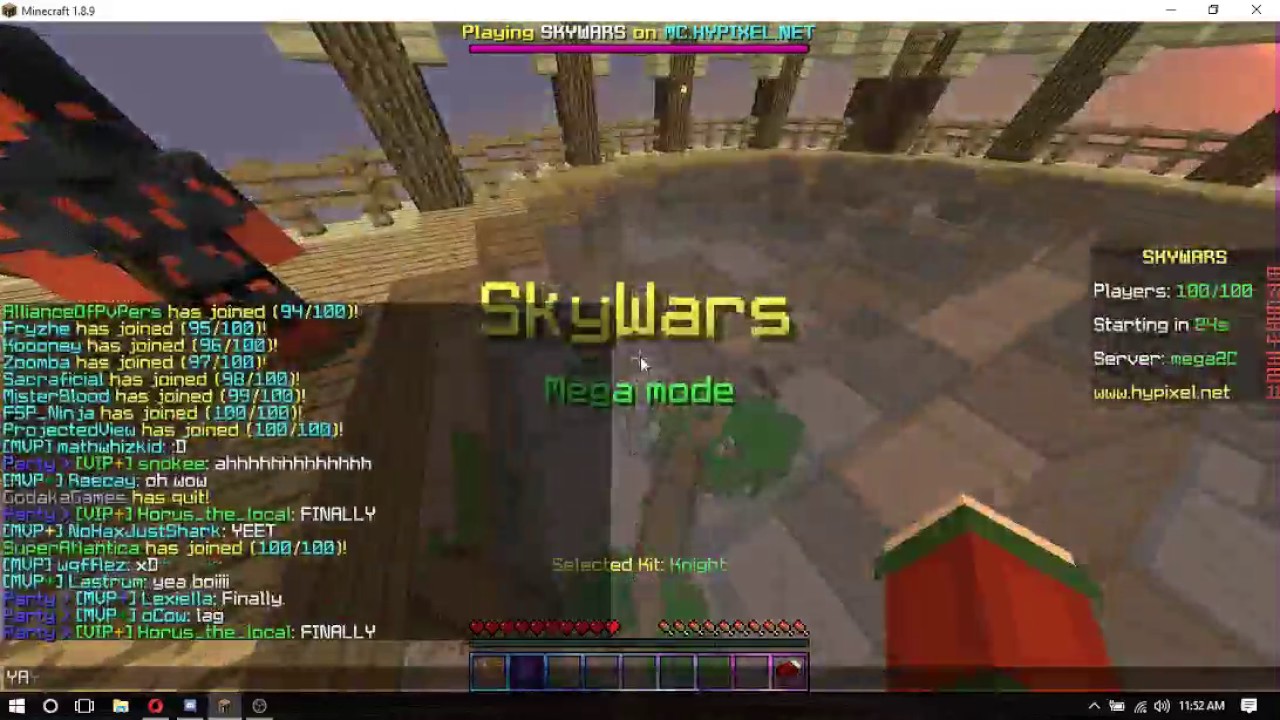 XP PARTY SPAM | Hypixel