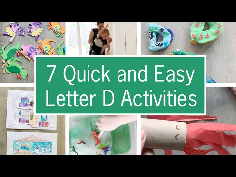 7 Quick and Easy Letter D Activities Your Preschoolers Will Love