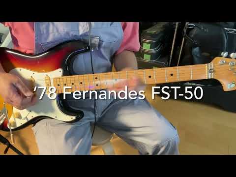 Fernandes FST-50 '78 Vintage MIJ Stratocaster Type Electric | Reverb