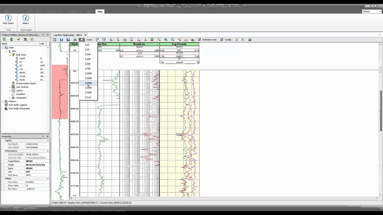 How to create logplot