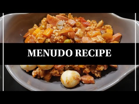 SIMPLE MENUDO RECIPE FOR THE FIRST TIME #shorts 😋