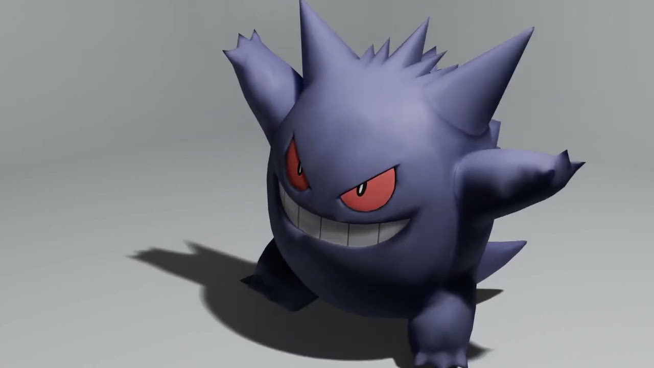 Gengar Sprite Animation in 3D