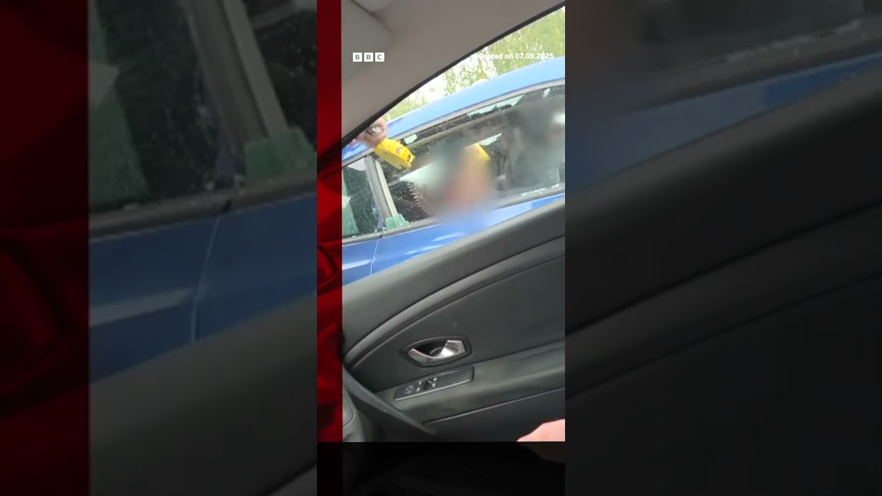 Bryan Smith, 47, reached speeds of 70mph, went the wrong way around a roundabout and mounted pavemen