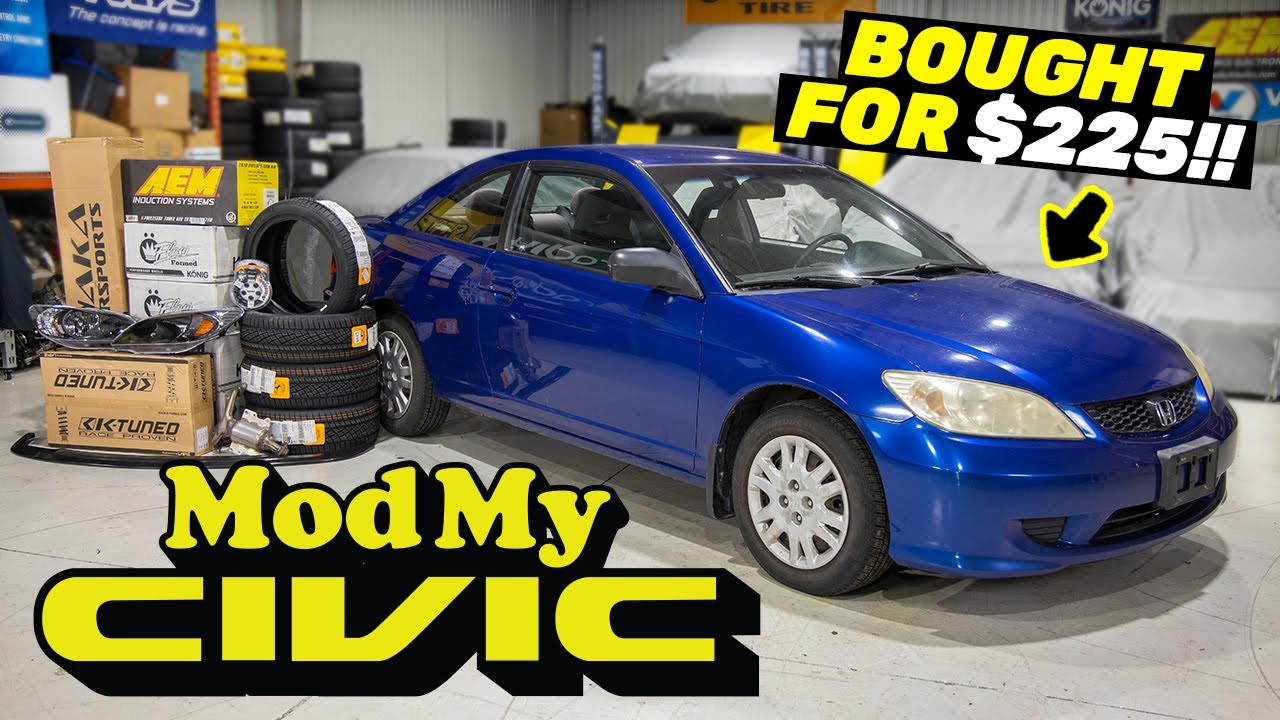 Quick and Easy HONDA CIVIC Build - PT1 (Pimp My Civic)
