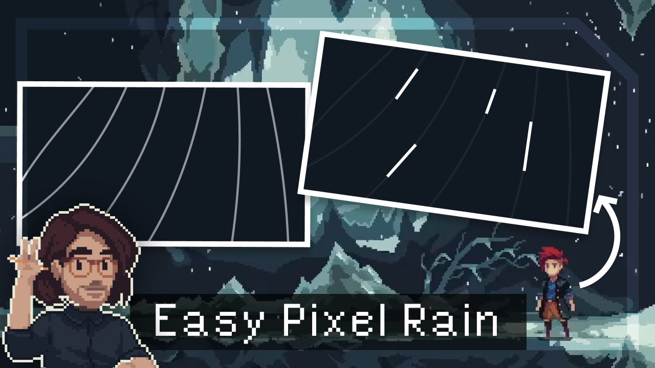 Pixel Art Rain in 5 mins