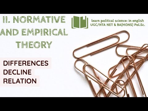 EP-II. Undersanding Normative and Empirical Theory
