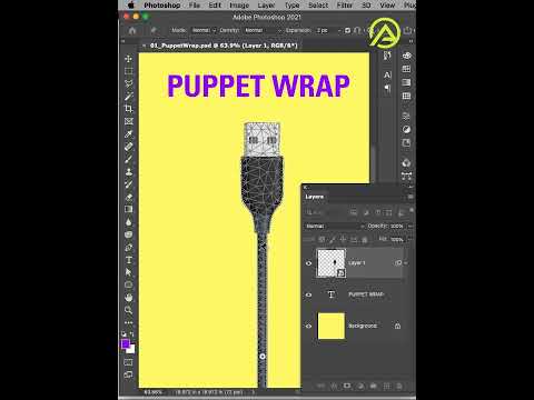 Bend Cable With Puppet Wrap | Photoshop