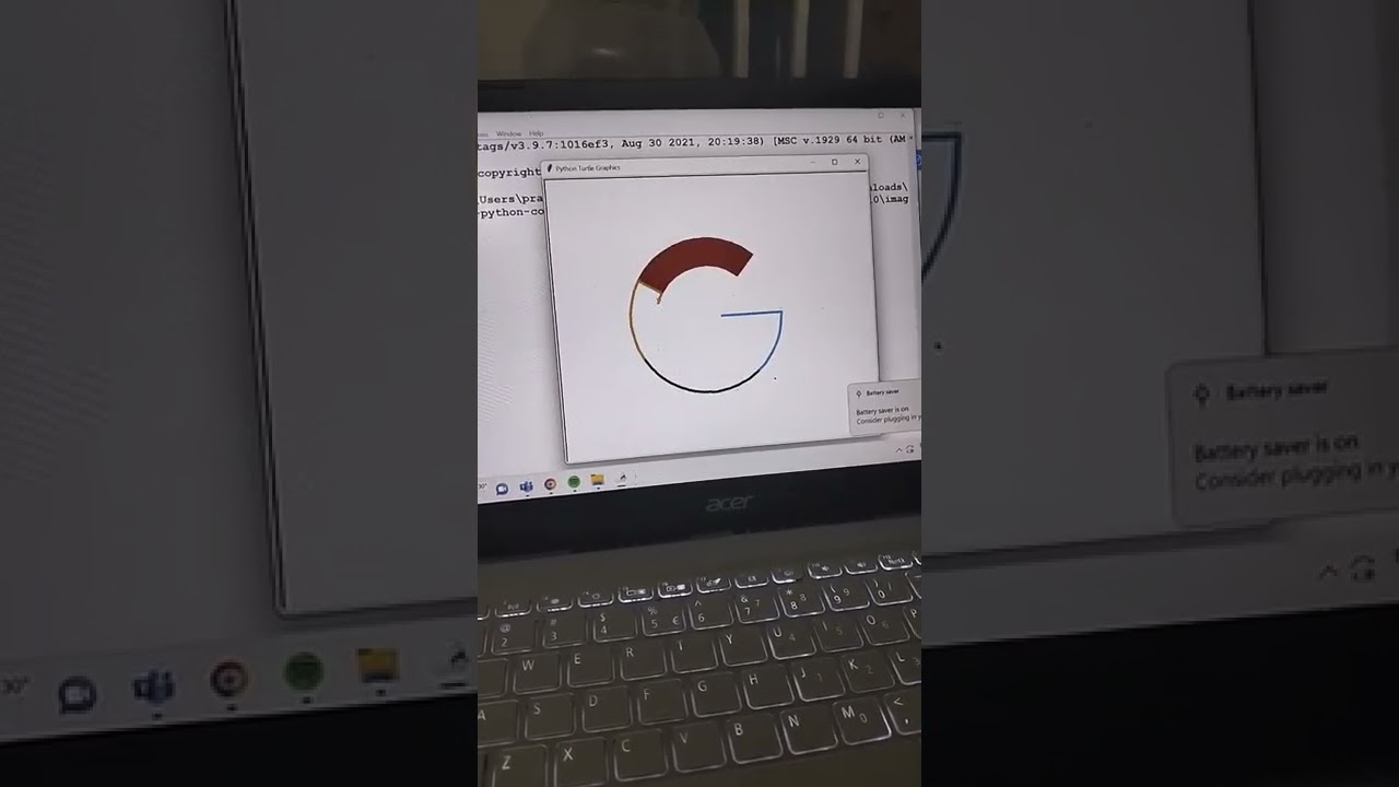 Python Script To Draw Google Logo