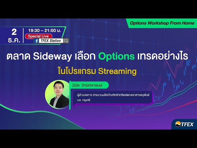 ตลาด Sideway เลือก Options เทรดอย่างไรในโปรแกรม Streaming | Options ...