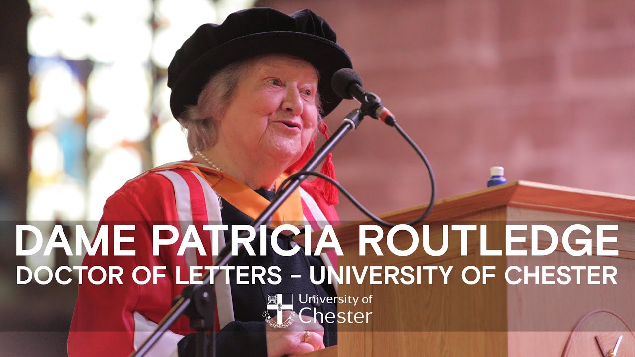 Dame Patricia Routledge, Doctor of Letters, University of Chester