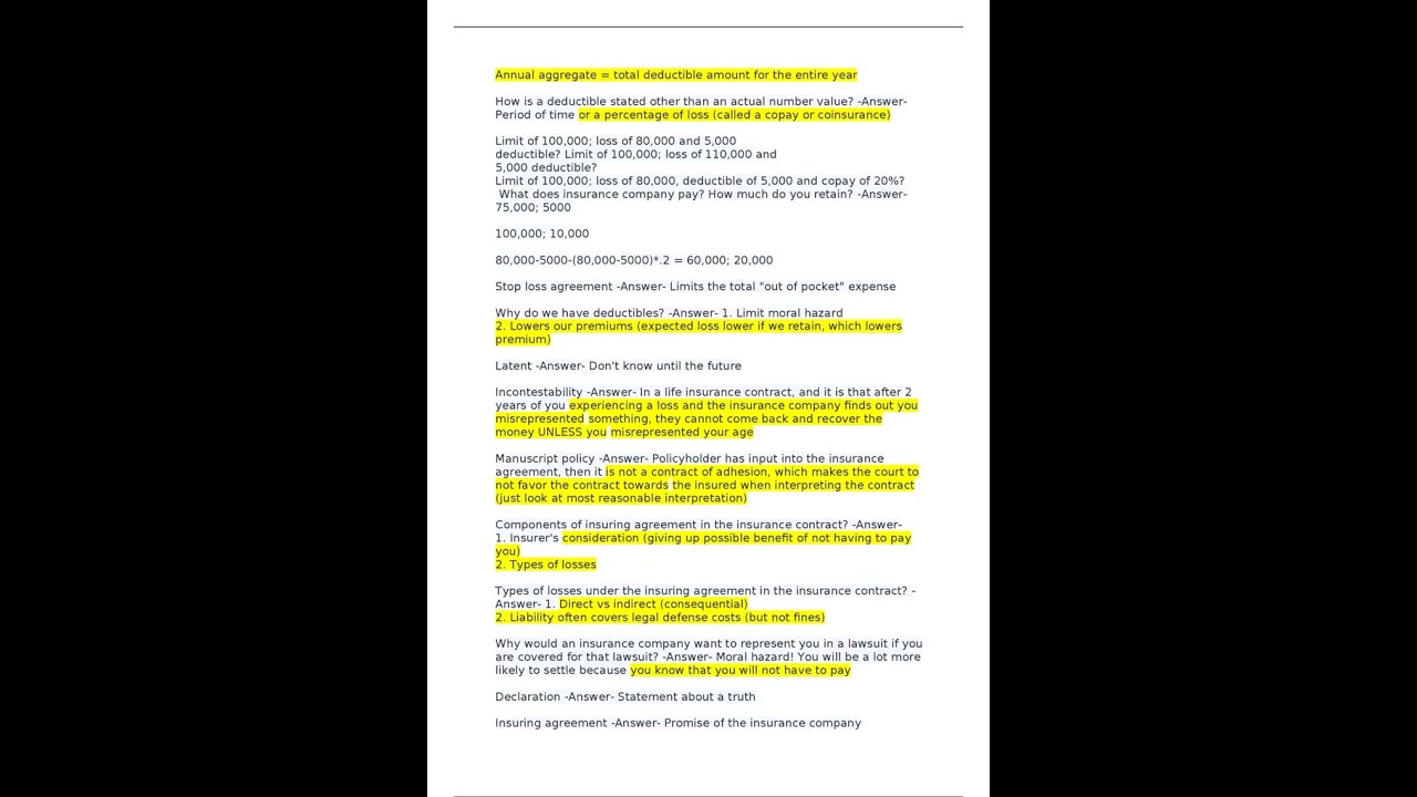 RMI 300 Final Exam 2023 with all the correct answers