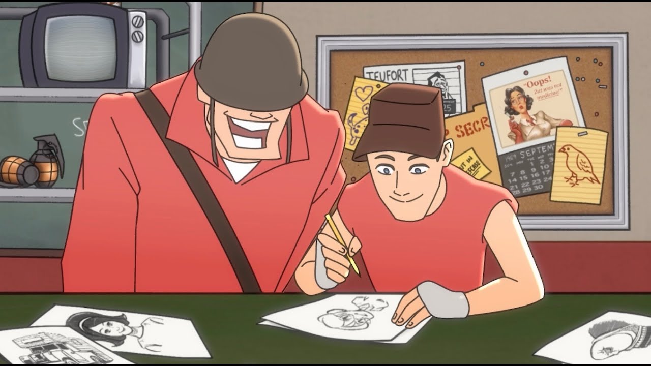 Drawing Heat - TF2 Animation